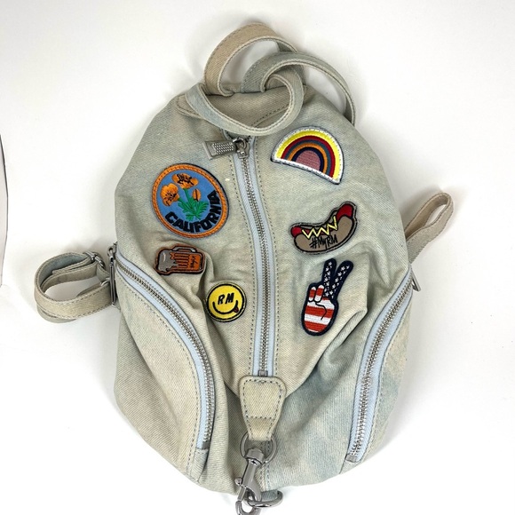 Rebecca Minkoff | Bags | Rebecca Minkofff Acid Wash Denim Patches ...
